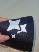 China Custom 3D TPU Badge Patches for Clothing - Silver Embossed Labels with 2-3 Color Options and Custom Sizes for sale