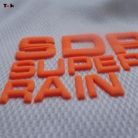 China Custom 3D Silicone Label Heat Transfer Badge OEKO-TEX Certified Washable for Garment for sale