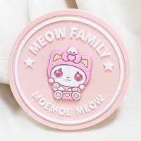 China Custom 3D PVC Rubber Sew Iron On Patches for Clothing Bags Hats 15 Years OEM for sale