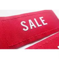 China Custom Silicone Woven Clothing Labels with OEKOTEX Certification 2-3 Color Logo for sale