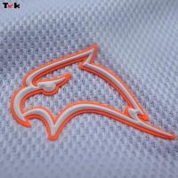 China Custom 3D Silicone Heat Press Garment Label Badge OEKO-TEX Certified for Clothing for sale