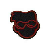 China Custom 3D Silicone Label Washable Soft Logo Heat Transfer Badge OEKO-TEX 2-3 Colors for sale