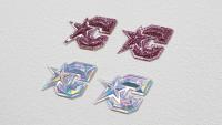 China Custom TPU Heat Transfer Labels Shiny Chrome Iron On Stickers for Clothing OEKOTEX Certified 3D Logo for sale