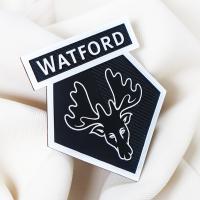 China Custom 3D Silicone Heat Transfer Labels Rubber Patches for Clothing OEKOTEX for sale