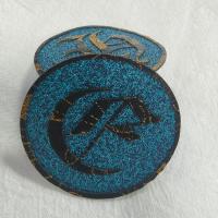 China Custom Silver Thread Embroidery Woven Patches for Clothing 2-3 Color Logo for sale