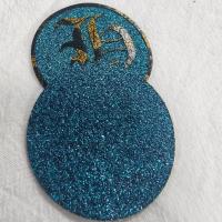 China Custom Silver Thread Embroidery Woven Patches for Clothing 2-3 Color Logo for sale
