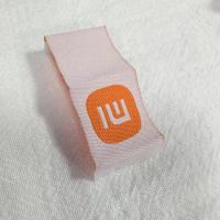 China Custom High Density Woven Labels 40x20mm Polyester Thread for Clothing Bags for sale