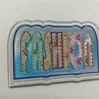 China Custom Phantom Holographic Effect TPU Soft Patches Sew On for Garment Accessories OEKO-TEX Certified for sale
