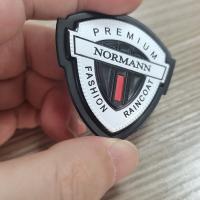 China Custom PVC Silicone 3D Rubber Badges TPU Heat Transfer Labels for Garment Clothing Accessories for sale