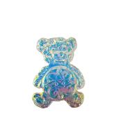 China Custom 3D Bear Shape TPU Patch for Clothing Shoes Bags Heat Press 130-135C for sale