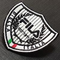 China Custom Woven Embroidery Badge Iron on Patches for Clothes 5x5 cm for sale