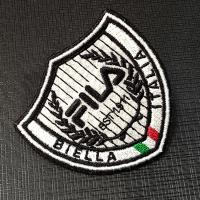 China Custom Woven Embroidery Badge Iron on Patches for Clothes 5x5 cm for sale