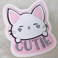 China Custom Food Grade Silicone Badges 1x1cm to 10x10cm for Garment Backpack Hat Decoration for sale