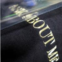 China Gold TPU Heat Transfer Label 3D Raised Lettering Emblem for Garment Branding Custom Size for sale