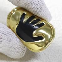 China Custom 3D Two-Tone TPU Voltage Emblem Metallic Palm Logo Badge for Garment Sewing 2-3 Colors for sale