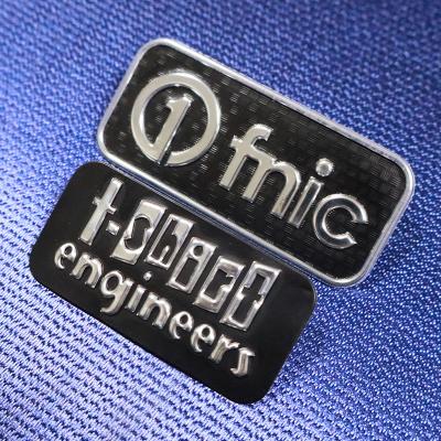 China Custom TPU Heat Seal Badges Durable Washable Emblems for Apparel Jackets Uniforms 3D Logo for sale