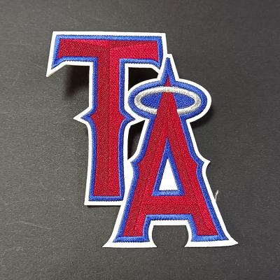 China Custom 3D Silicone Embroidered Patch Iron-On Sew-On Apparel Backpack Decoration Badge 5cm for sale