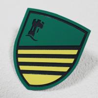 China Custom Silicone Screen Printed Label Waterproof Durable Logo Tag 4.5x2.5cm for Sportswear for sale
