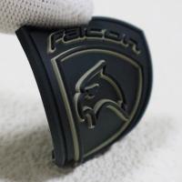 China Custom 3D Molded Silicone Transfer Patch 4.5x2.5cm for Sportswear for sale