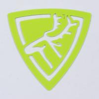 China 3D Screen Printing Heat Transfer Labels for Garment Sportswear Custom Size 4.5x2.5cm for sale