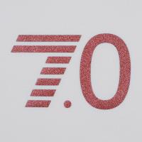 China Custom Silicone Heat Transfer Labels with Glitter Washable for Garment 4.5x2.5cm for sale