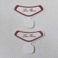 China Custom TPU High Frequency Label 4.5x2.5cm Washable Garment Logo Tag for Apparel for sale