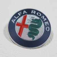 China Custom 3D TPU Alfa Romeo Car Emblem Heat Transfer Badge 4.5x2.5cm for Auto Interiors for sale