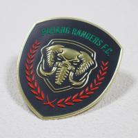 China Custom TPU High-Frequency Patch 3D Metallic Team Badge for Pahang Rangers F.C. Sportswear 4.5x2.5cm for sale