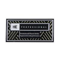 China Custom TPU High-Frequency Patch 4.5x2.5cm Metallic Gold Black Player Badge for Sportswear for sale