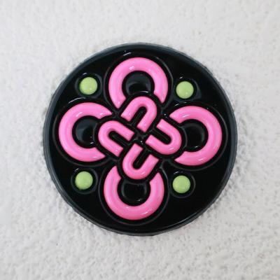 China Custom TPU High Frequency Patches 3D Embossed Garment Bag Labels OEM 2 Color for sale