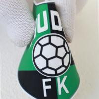 China Custom 3D Silicone Badge for Football Kits 50 Wash Durability OEKOTEX Certified for sale