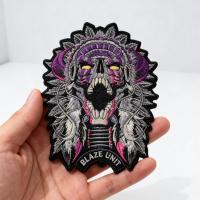 China Custom Embroidery Patches Clothing Labels Heat Transfer Stickers Durable Fabric Multiple Colors 3-5 Day Sample for sale