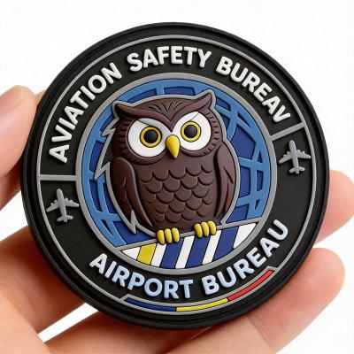 China Custom 3D TPU Badges Silicone Patches for Apparel Branding Personalized Logo Durable Clothing Patch for sale