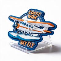 China Custom 3D TPU Silicone Badges for Apparel Personalized Logo Patches Durable Clothing Branding for sale