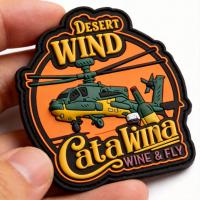 China Custom 3D TPU Silicone Badges for Apparel Personalized Logo Patches Durable Clothing Branding for sale