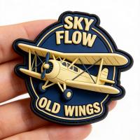 China Custom 3D TPU Silicone Badges for Apparel Personalized Logo Patches Durable Clothing Branding for sale
