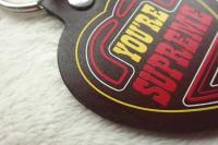 China Custom Leather Keychain with Logo Printing - 500pcs MOQ, 7-21 Day Production, Multiple Finishing Options for sale