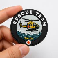 China Custom 3D Silicone TPU Badges for Apparel Personalized Logo Clothing Patches 2 Color for sale
