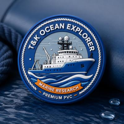 China Custom silicone 3D High Frequency TPU Badges with logos ideal for apparel branding and durable clothing patch applications for sale
