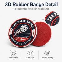 China Customizable 3D High Frequency TPU Badges featuring raised designs and smooth finishes ideal for enhancing visibility and recognition for sale