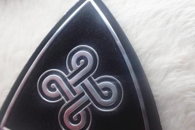 China Custom 3D Embossed Heat Transfer TPU Leather Patches for Garments Bags 500 Pcs MOQ for sale