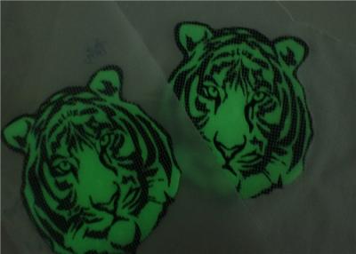 China Glow in the Dark 3D Soft Silicone Dot Patches Heat Transfer for Apparel Custom Size for sale