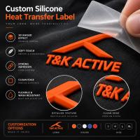 China Custom 3D Silicone Heat Transfer Labels for Sportswear - Wash-resistant up to 40 Washes and Eco-Friendly for sale