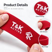 China Custom Logo Elastic Bands for Sportswear Activewear and Clothing Waistbands for sale