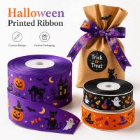 China Custom Printed Eco-friendly Grosgrain Ribbon Durable Elastic Band for Gift Wrapping for sale