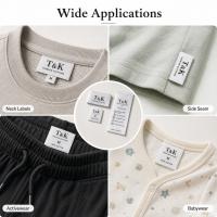 China Eco-Friendly Customized Design Woven Clothing Labels with Free Sample Cost for Womenswear Fashion Brands for sale