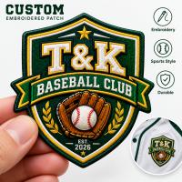 China Customized Size Durable Fabric Fast Turnaround Embroidery Badges and Embroidered Patches for Team Uniforms for sale