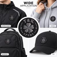 China Custom Glitter PVC Sports Badges with Raised Details for Jackets Bags and Teamwear for sale