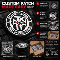 China Custom Molded TPU Logo Patches with Raised 3D Design Eco-Friendly Washable for Outdoor Equipment for sale