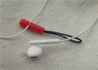 China Wearable Earphone Cable Zipper Puller 75x8mm for Sports Apparel with 8kg Pull Force and Custom Colors for sale